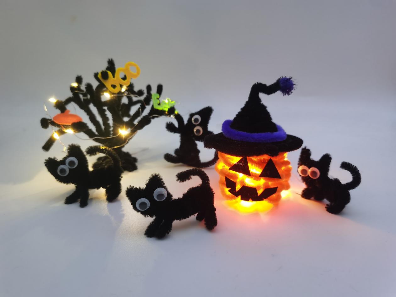 DIY Pipe Cleaner Jack- O'- Lanterns Leading Manufacturer of Seasonal ...
